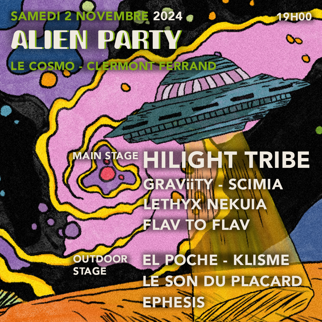ALIEN PARTY : HILIGHT TRIBE - GRAViiTY - LETHYX NEHUIA - SCIMIA ...